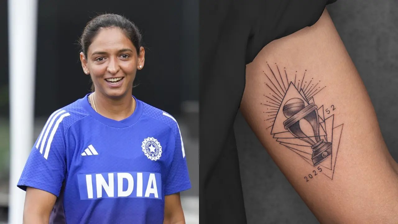 World Cup winning captain Harmanpreet Kaur`s trophy tattoo story revealed