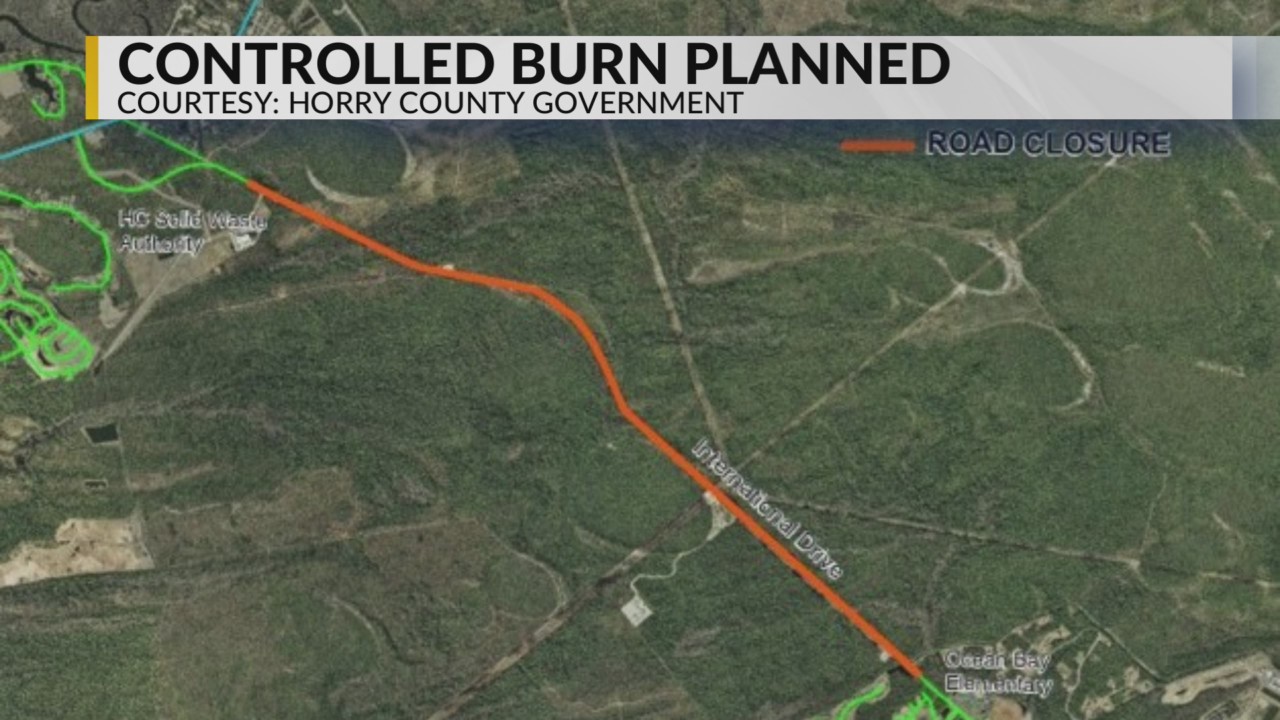 Controlled burn, road closures planned in International Drive area
