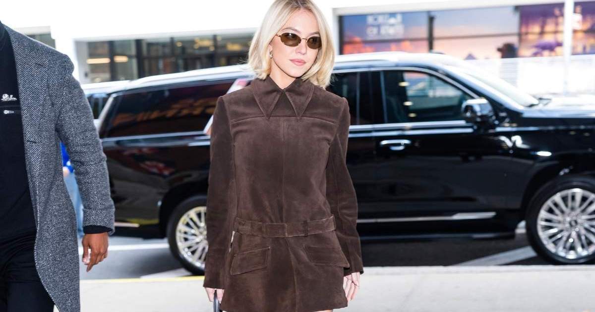 Sydney Sweeney Swaps Short Jacket for an Even Shorter Dress