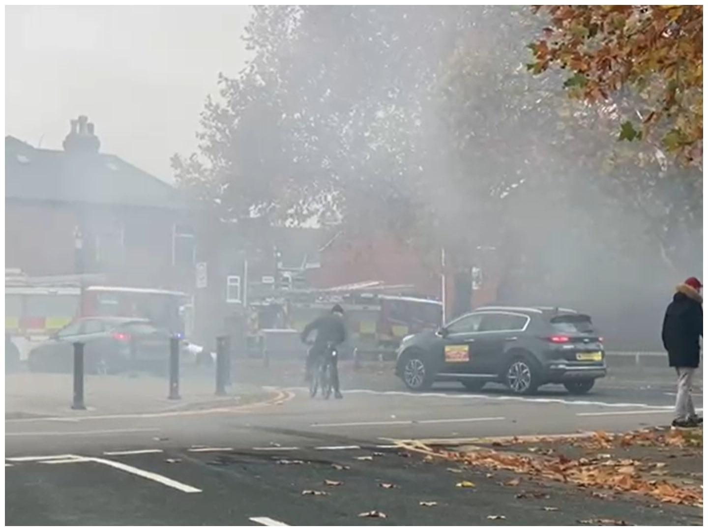 Video: Emergency services at scene of large fire in Doncaster this morning