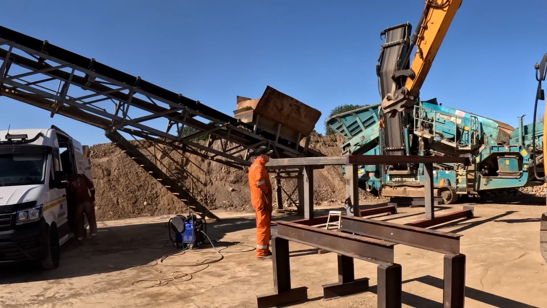 Onsite Magnetic Belt Installation