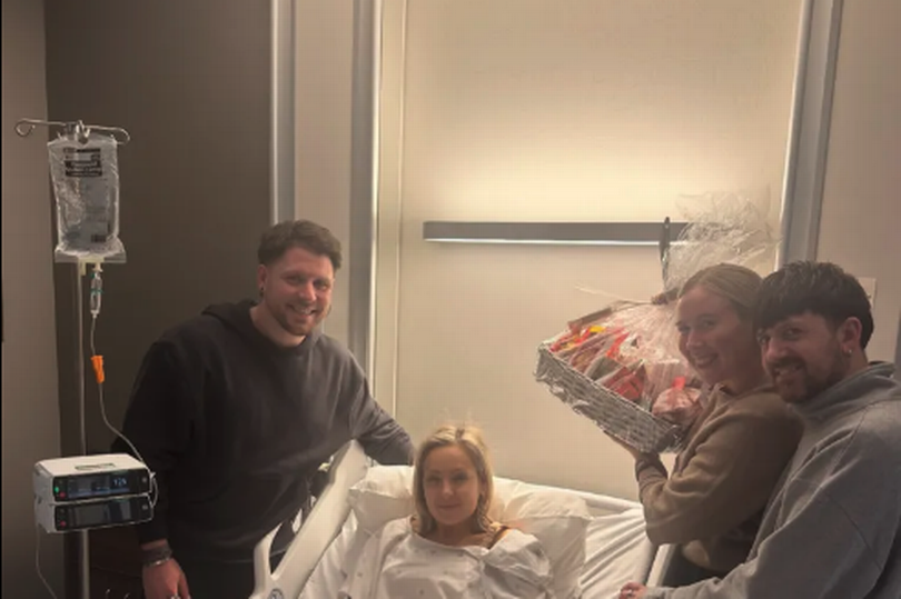 Amy Dowden issues update from hospital bed after surgery and pulling ...