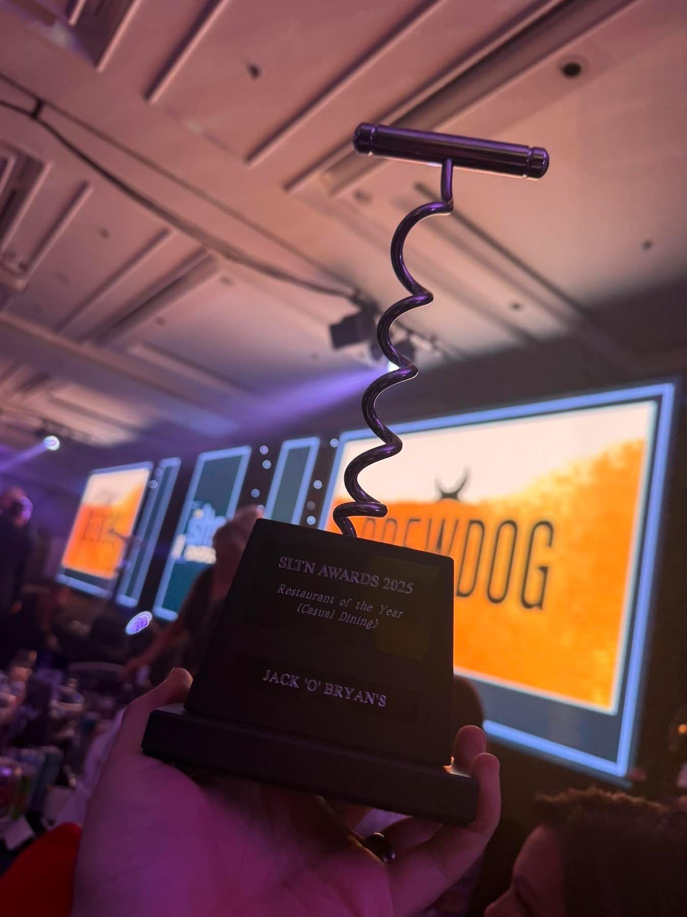 Jack 'O' Bryan's named winner of SLTN Restaurant of the Year 2025 ...