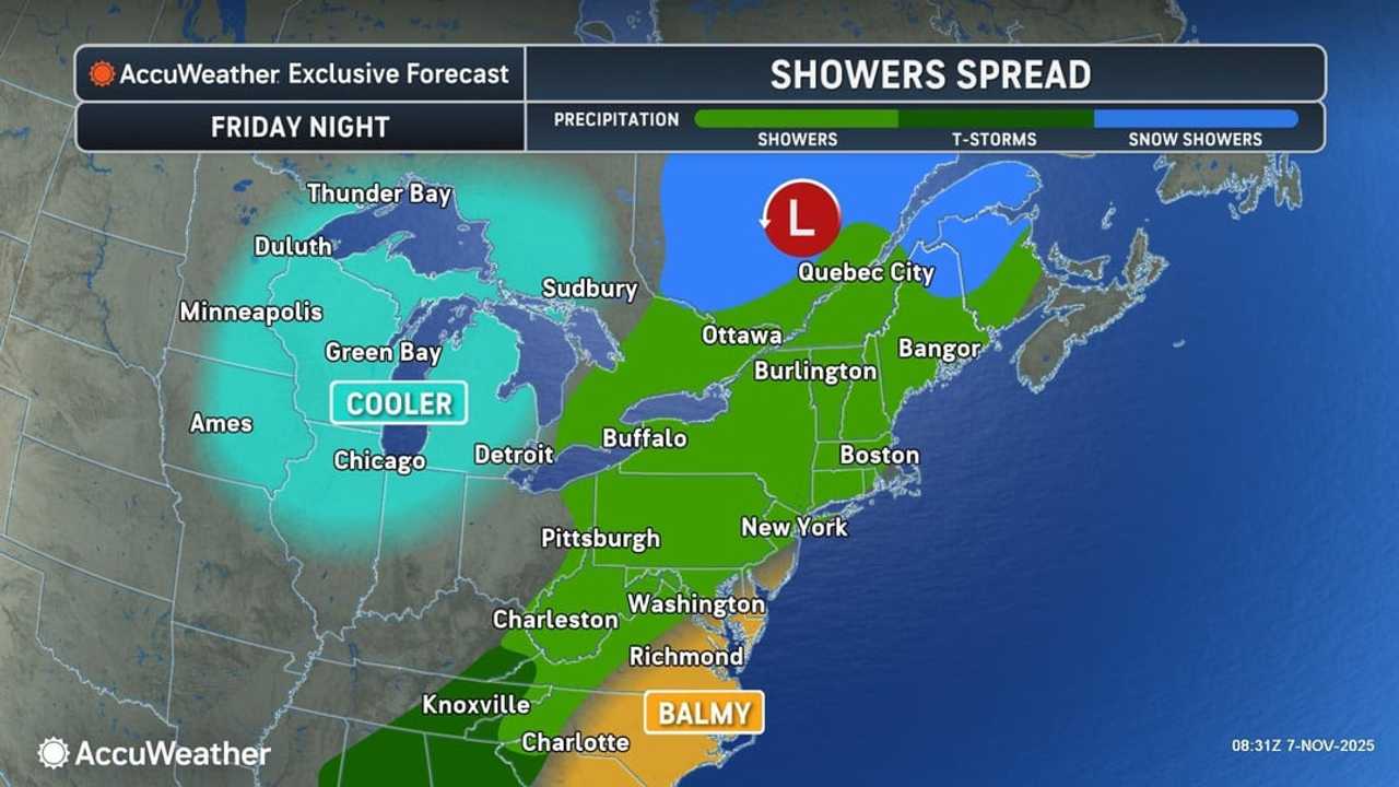 Storm System Accompanying Cold Front Will Usher In Blast Of Arctic Air