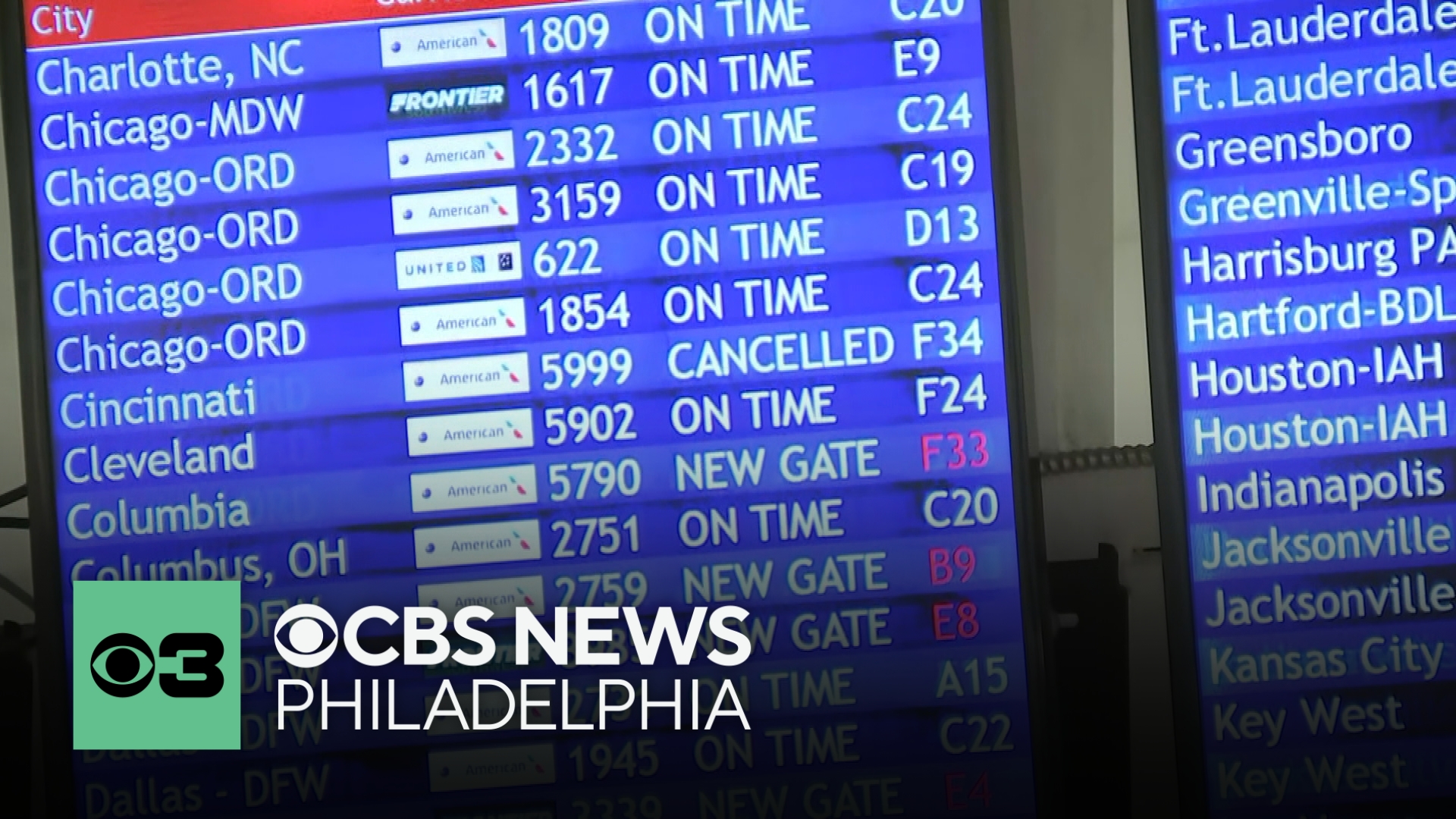 Flight cancellations, delays spike at Philadelphia International ...