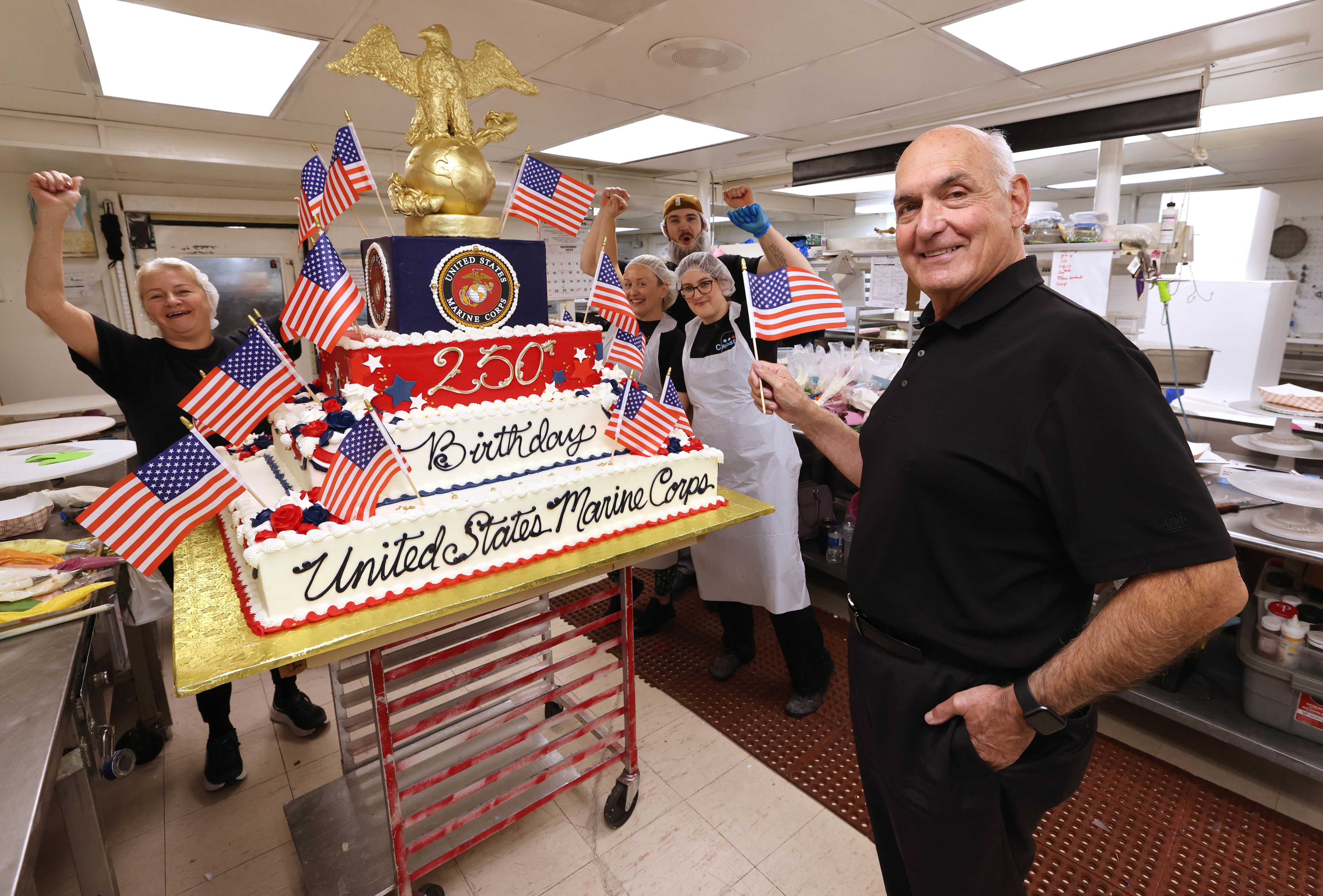 Brockton's Montilio's commissioned to bake 500 pound cake for Marine ...