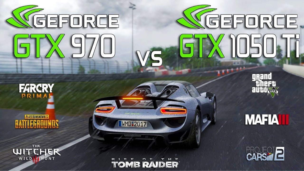 GTX 1050 Ti vs GTX 970 test in 7 games (i3 8100)