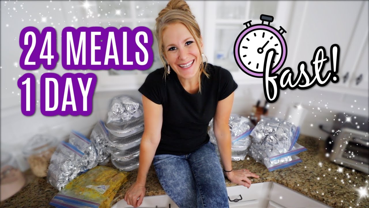 Bulk cook 24 meals in 1 day (under $100!)
