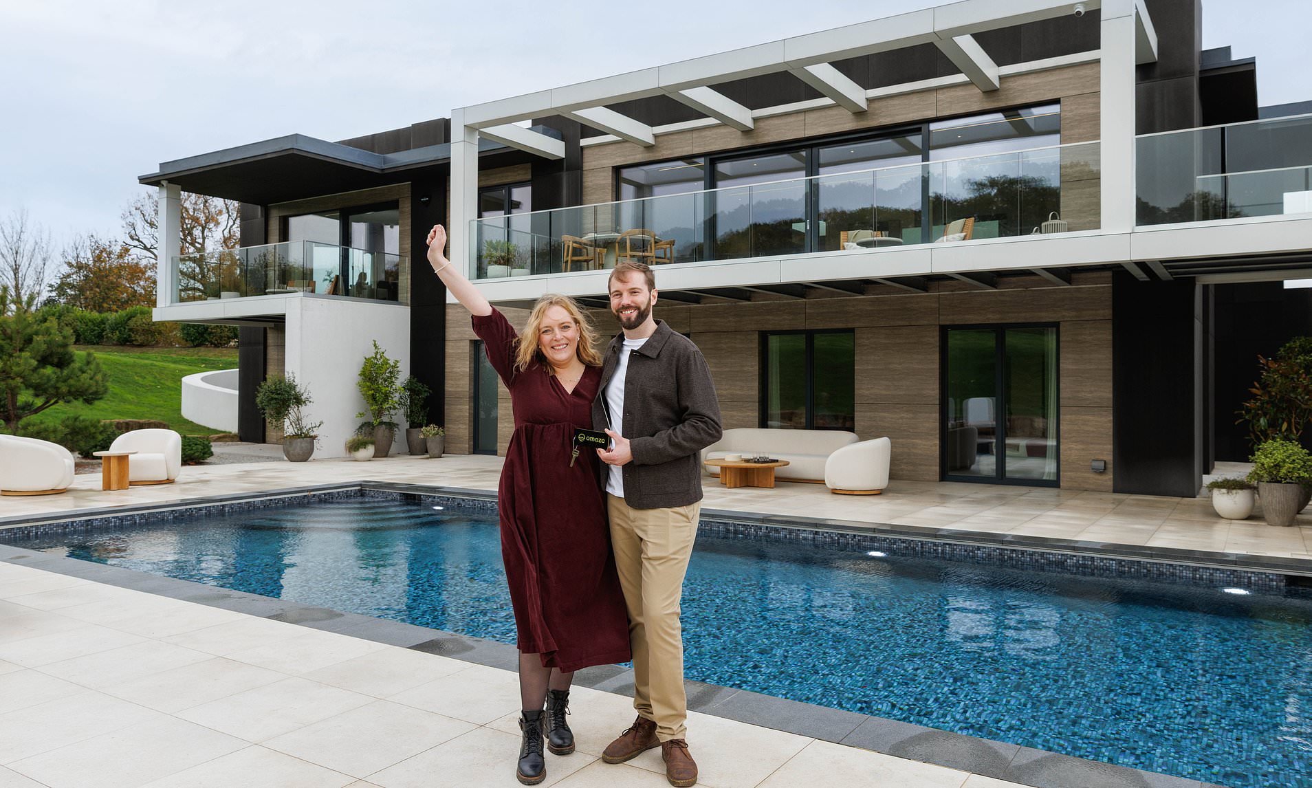 NHS paramedic wins £4million Omaze four-bedroom home in the Surrey ...
