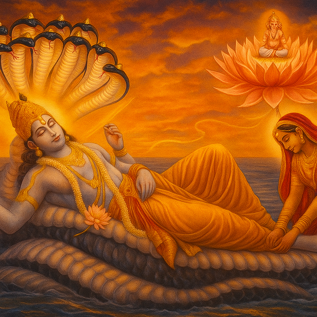 Why Did Vishnu Curse Himself To Be Born Ten Times?