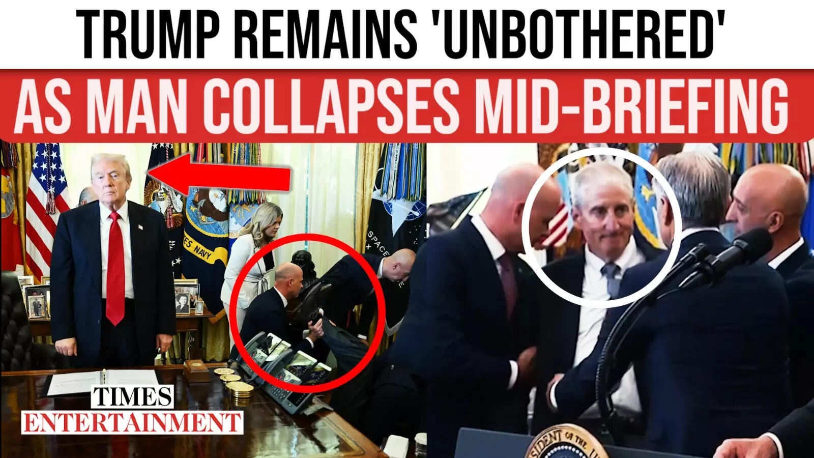 Oval Office Chaos: Trump Sparks Outrage After Standing Still While Man ...