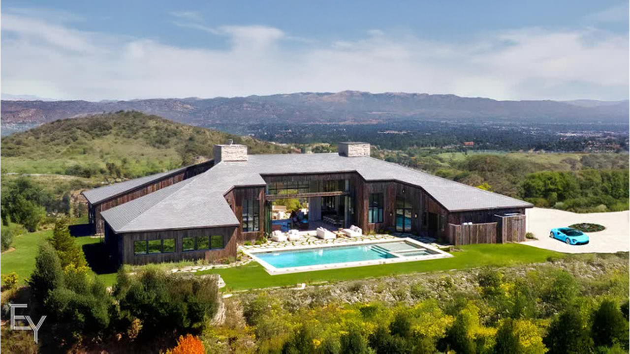 Inside a $15M California hilltop mega mansion