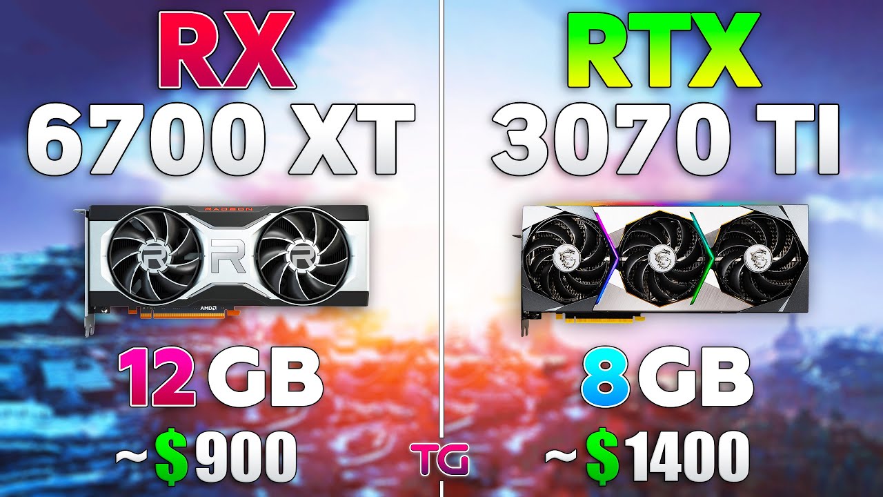 RTX 3070 Ti vs RX 6700 XT - Test in 10 games