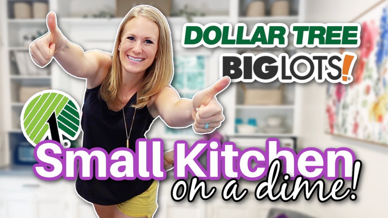 New organize a small kitchen fast (Dollar Tree and Big Lots secrets ...