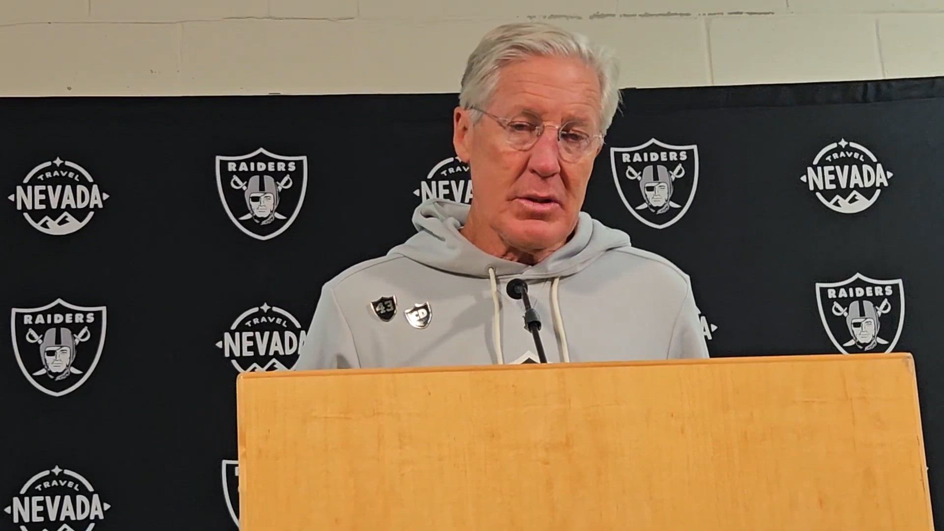 Las Vegas Raiders HC Pete Carroll Praises Team’s Grit_ “They Fought in ...