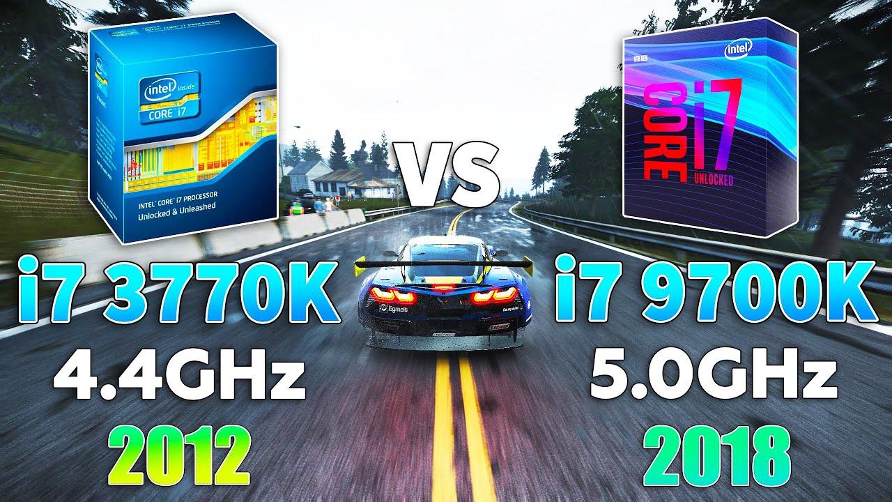 I7 3770K vs i7 9700K 6 years difference