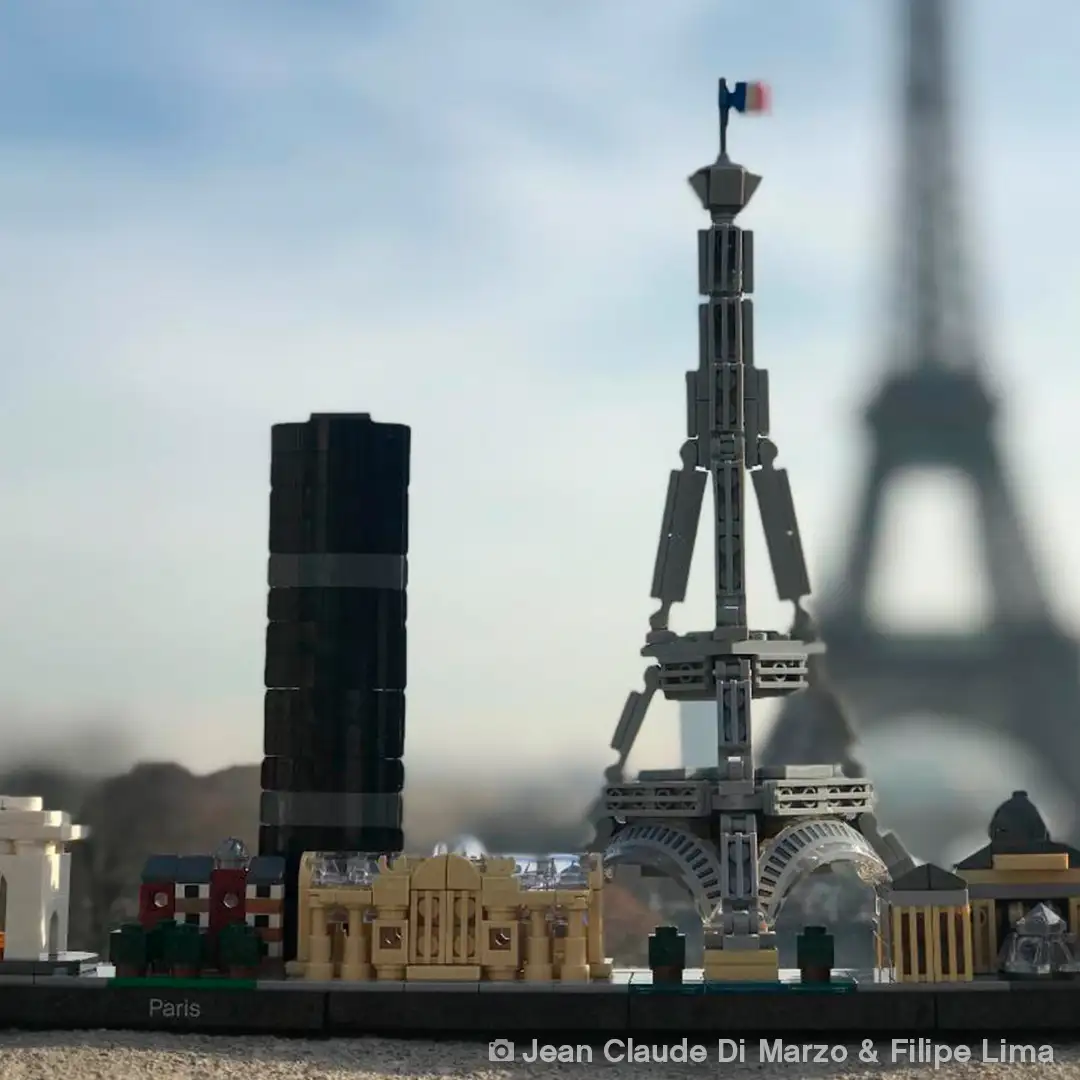 What if the Eiffel Tower was built by LEGO bricks? Here's how many it ...