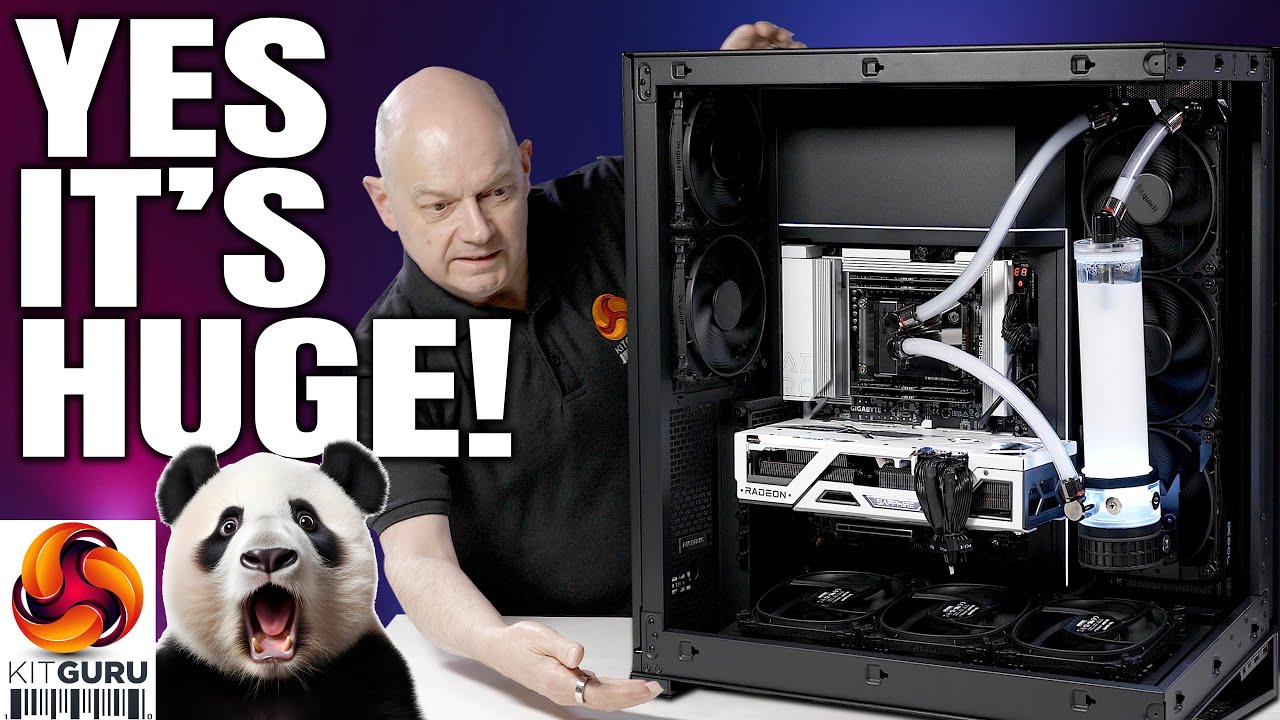 Phanteks NV9 case: Three radiators and 12 fans, easy peasy