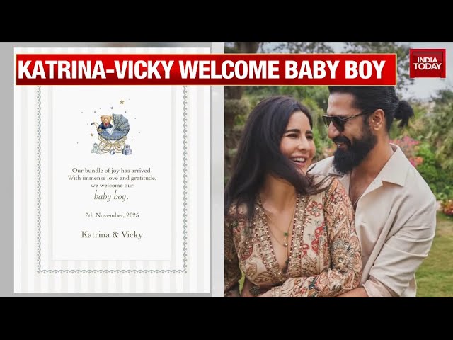 Katrina Kaif-Vicky Kaushal Welcome Baby Boy, Announce 'Bundle Of Joy ...