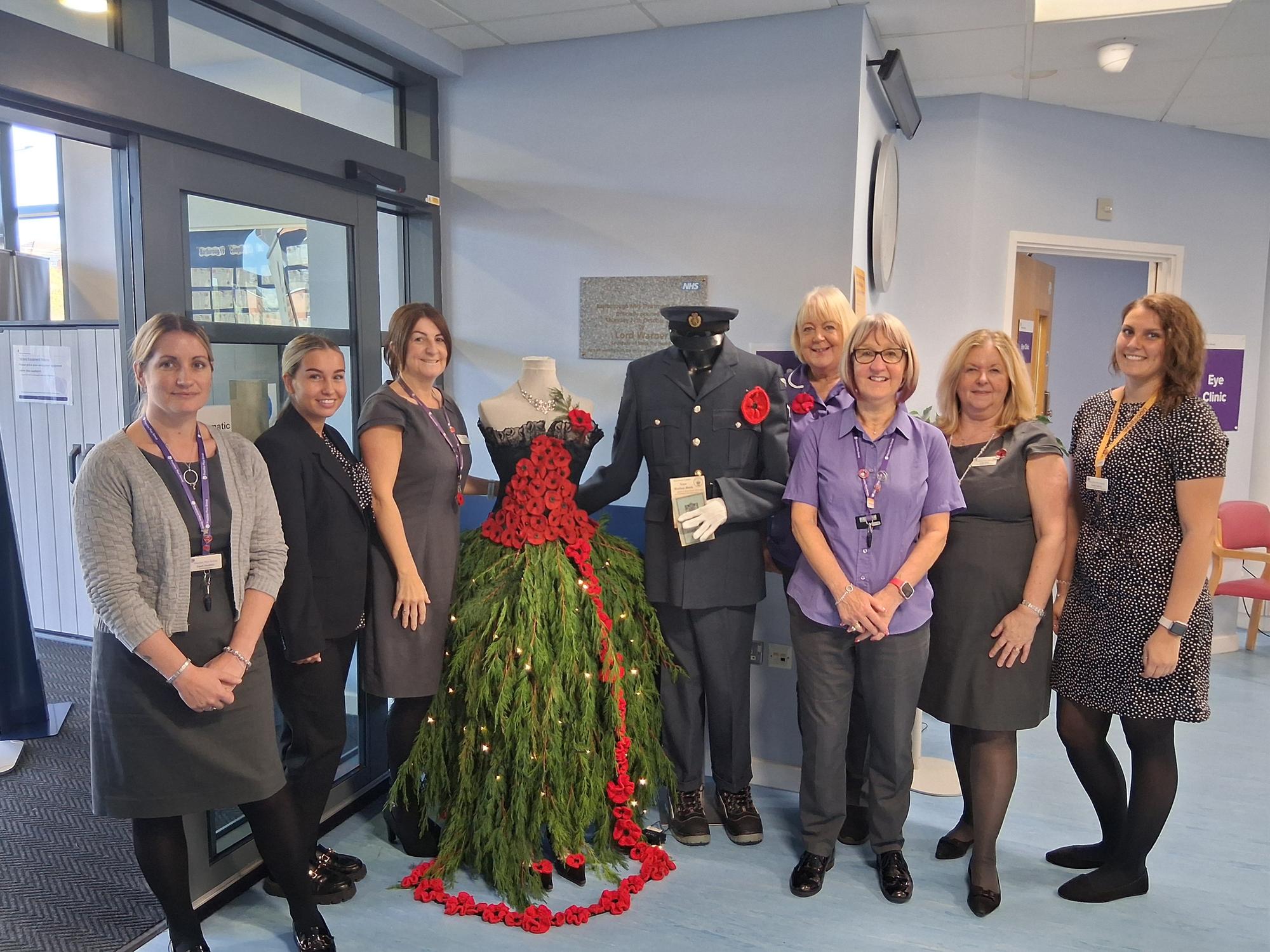 Local hospital honours Remembrance Day with hand-crafted displays and ...