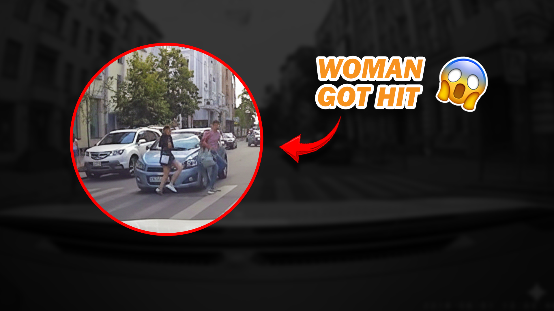Incident Involving a Pedestrian Caught on Camera