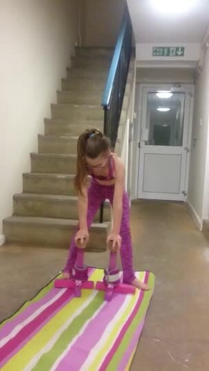 Little Girl Contorts Body