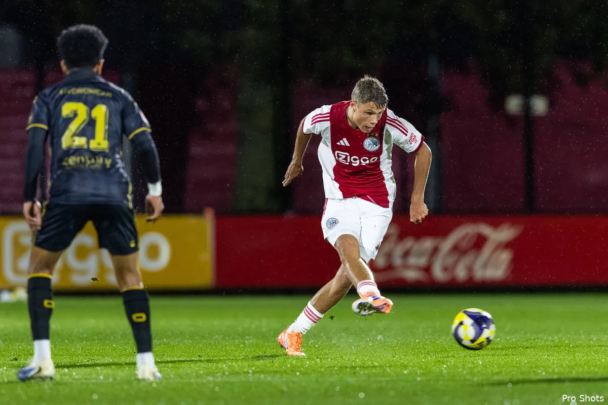 Ajax levert in totaal negentien spelers af aan nationale jeugdelftallen