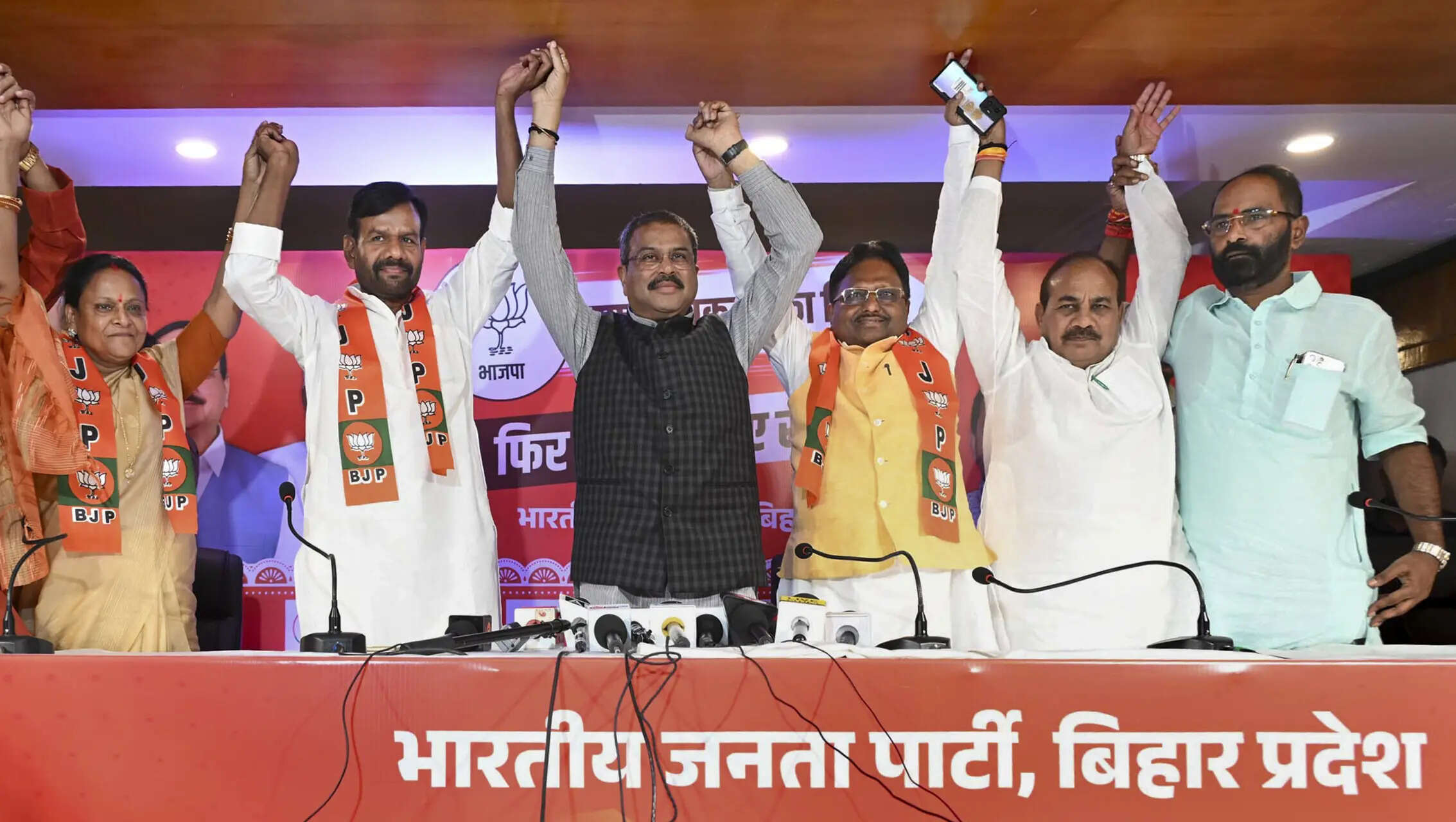 RJD leader Pratima Kushwaha joins BJP ahead of Bihar polls