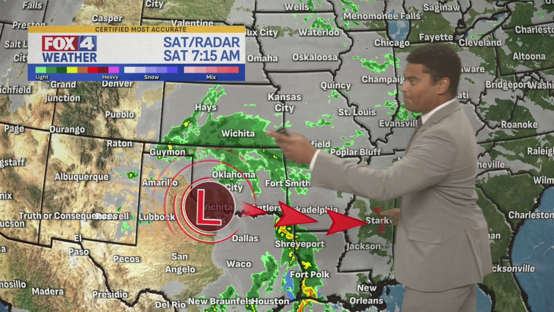 Saturday morning forecast