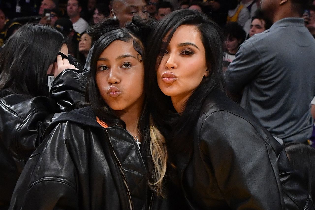Kim Kardashian Defends 12-Year-Old Daughter North West's Fake Face ...