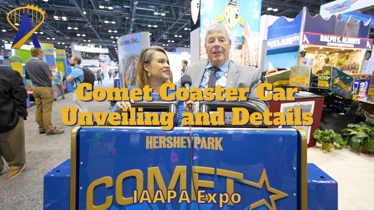 Hersheypark Comet Roller Coaster Vehicle Unveiling and Details at IAAPA ...