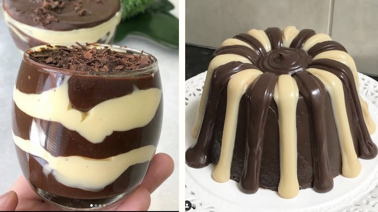 Layered Chocolate Glass & Two-Tone Bundt Cake | Satisfying Cake Compilation