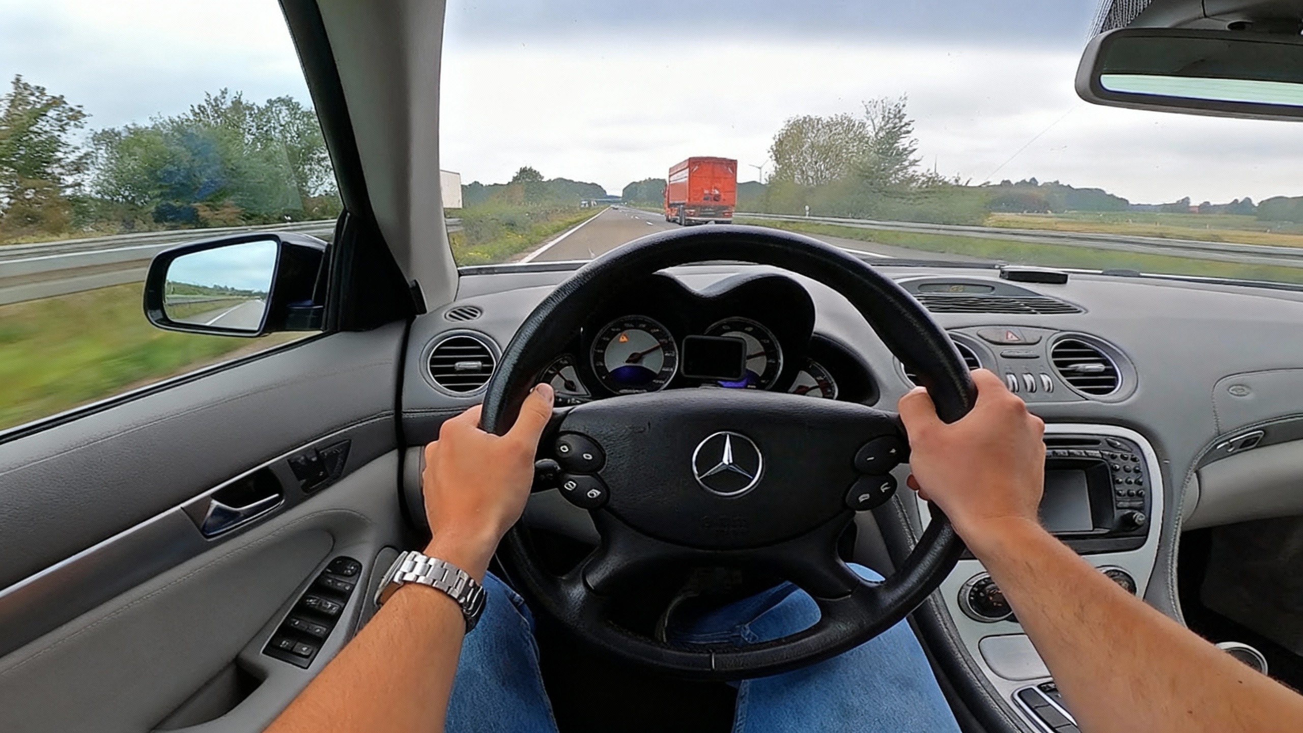 630HP Mercedes SL55 AMG Launches Like a Rocket