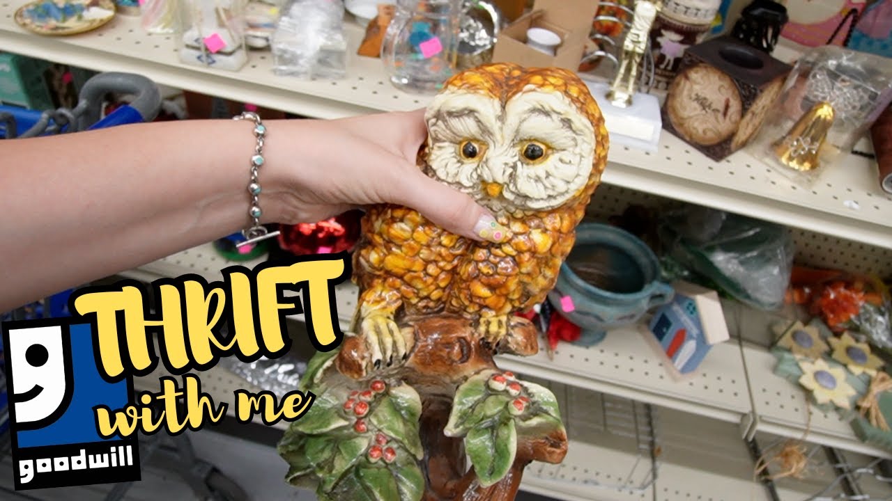 Thrift with Me at Goodwill | Crazy Lamp Lady