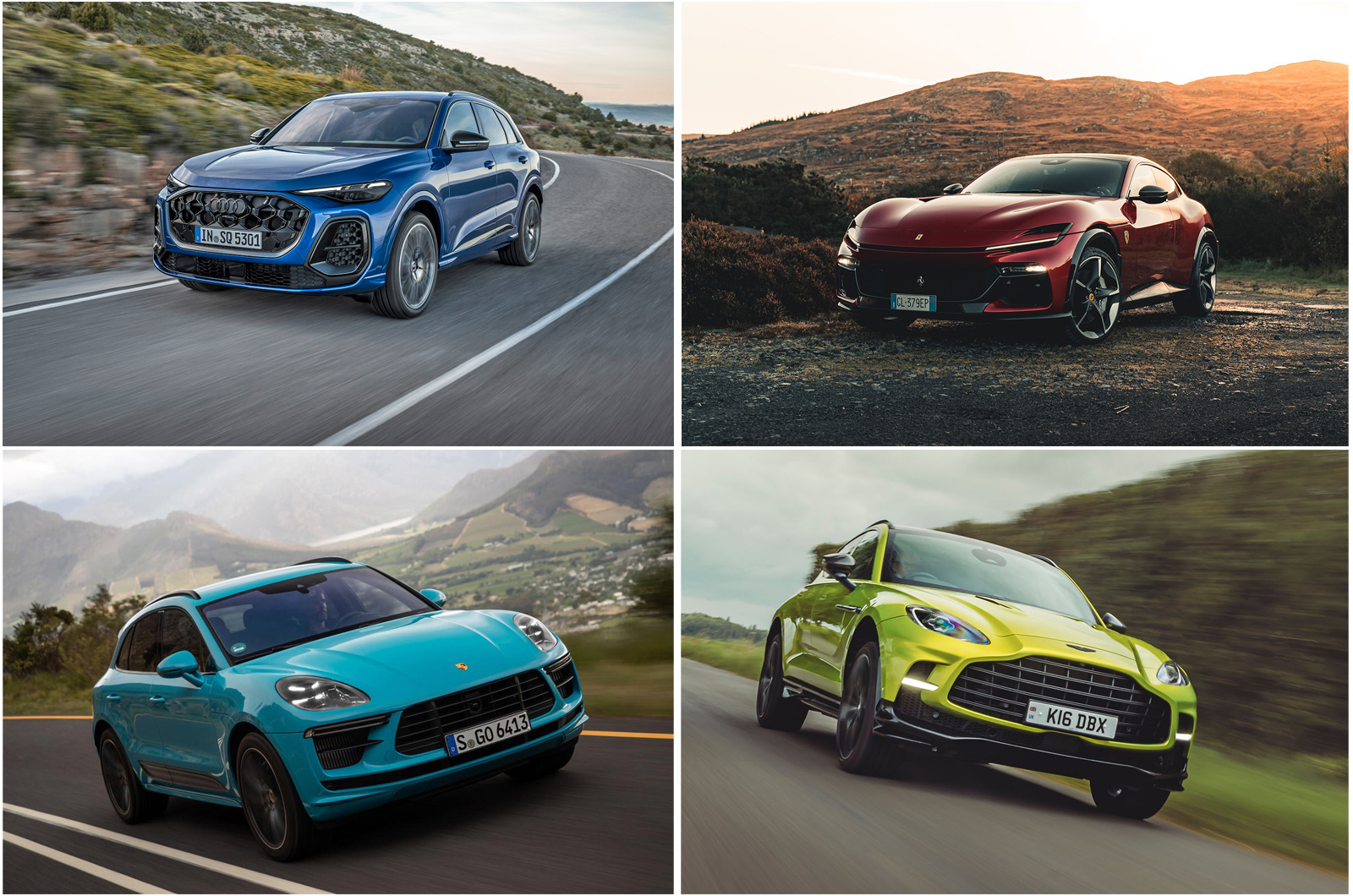 Les meilleurs SUV sportifs actuellement disponibles sur le marché