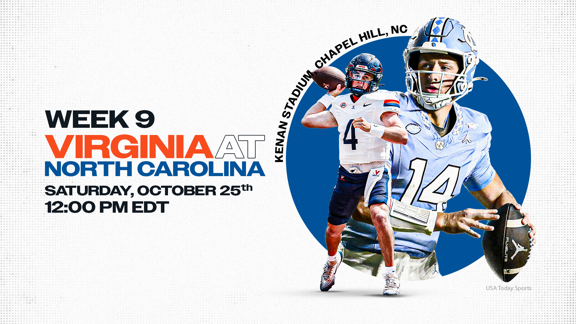 UNC-Virginia football Week 9 live blog