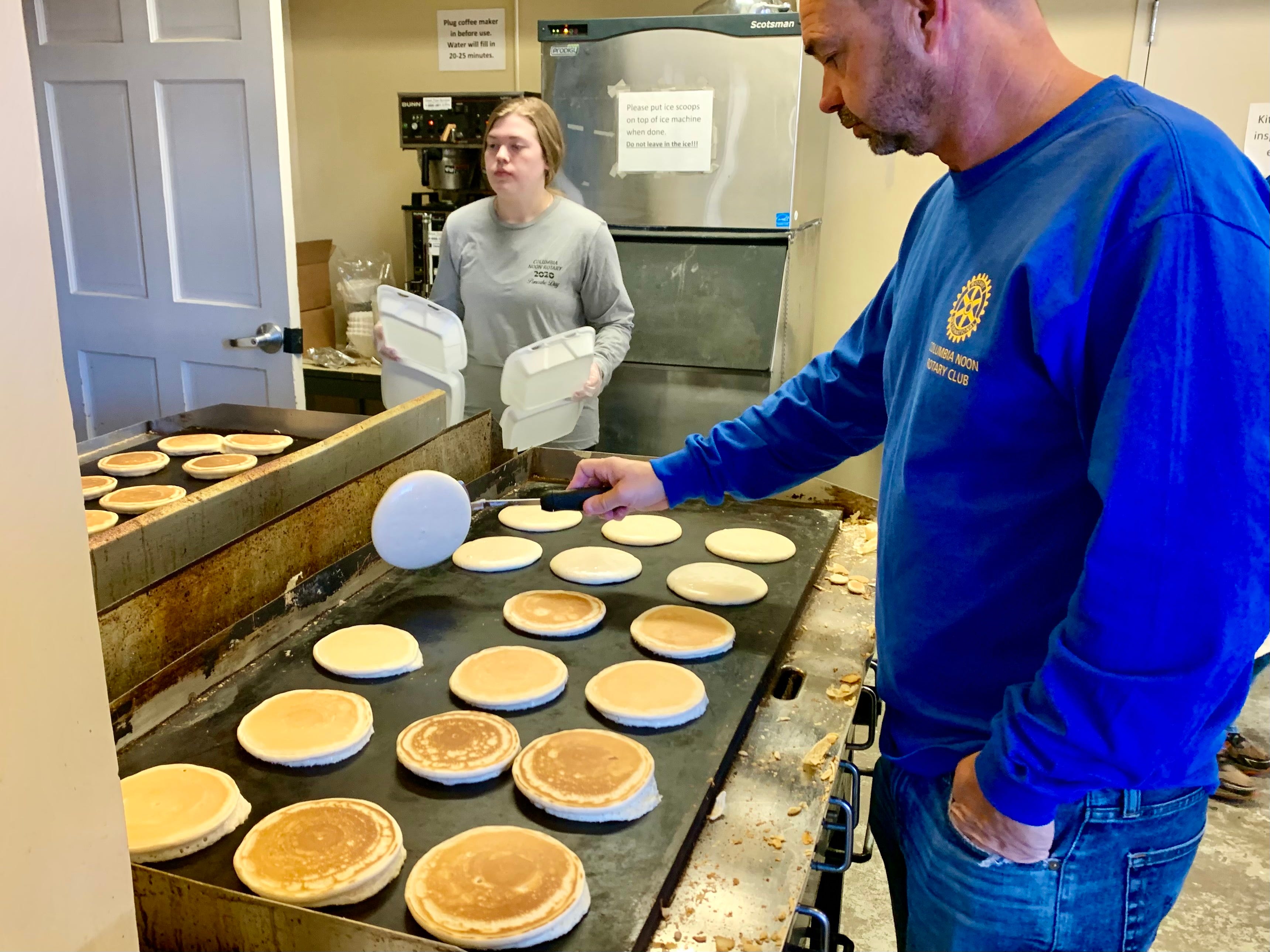 Columbia Noon Rotary 66th annual Pancake Day set for Nov. 8