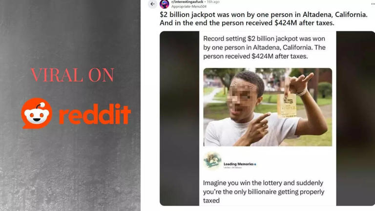 Viral on Reddit: Did $2billion jackpot winner Edwin Castro from ...