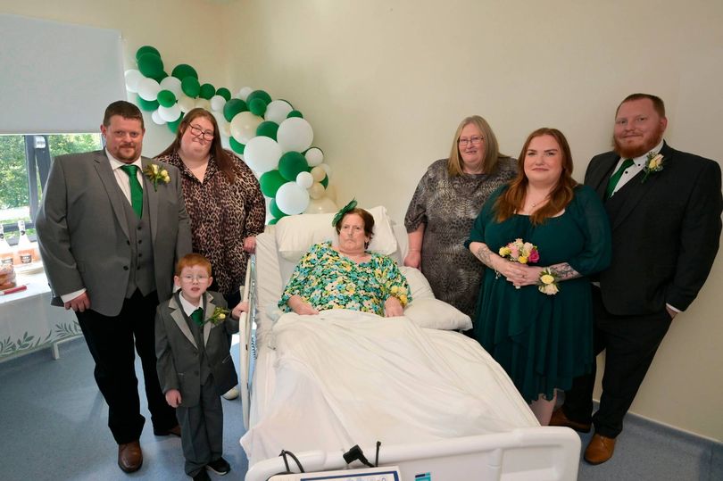 Ayrshire mum battling cancer fulfils dream of seeing son get married in ...
