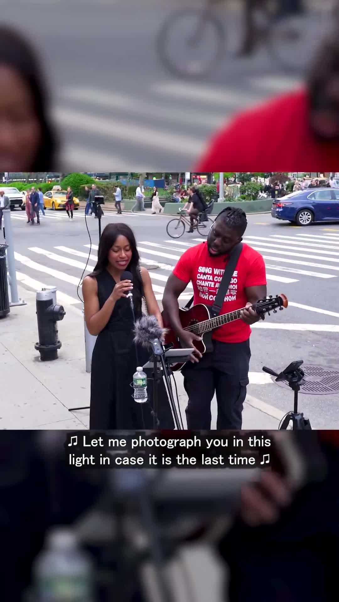 Can you feel the magic of street singing?