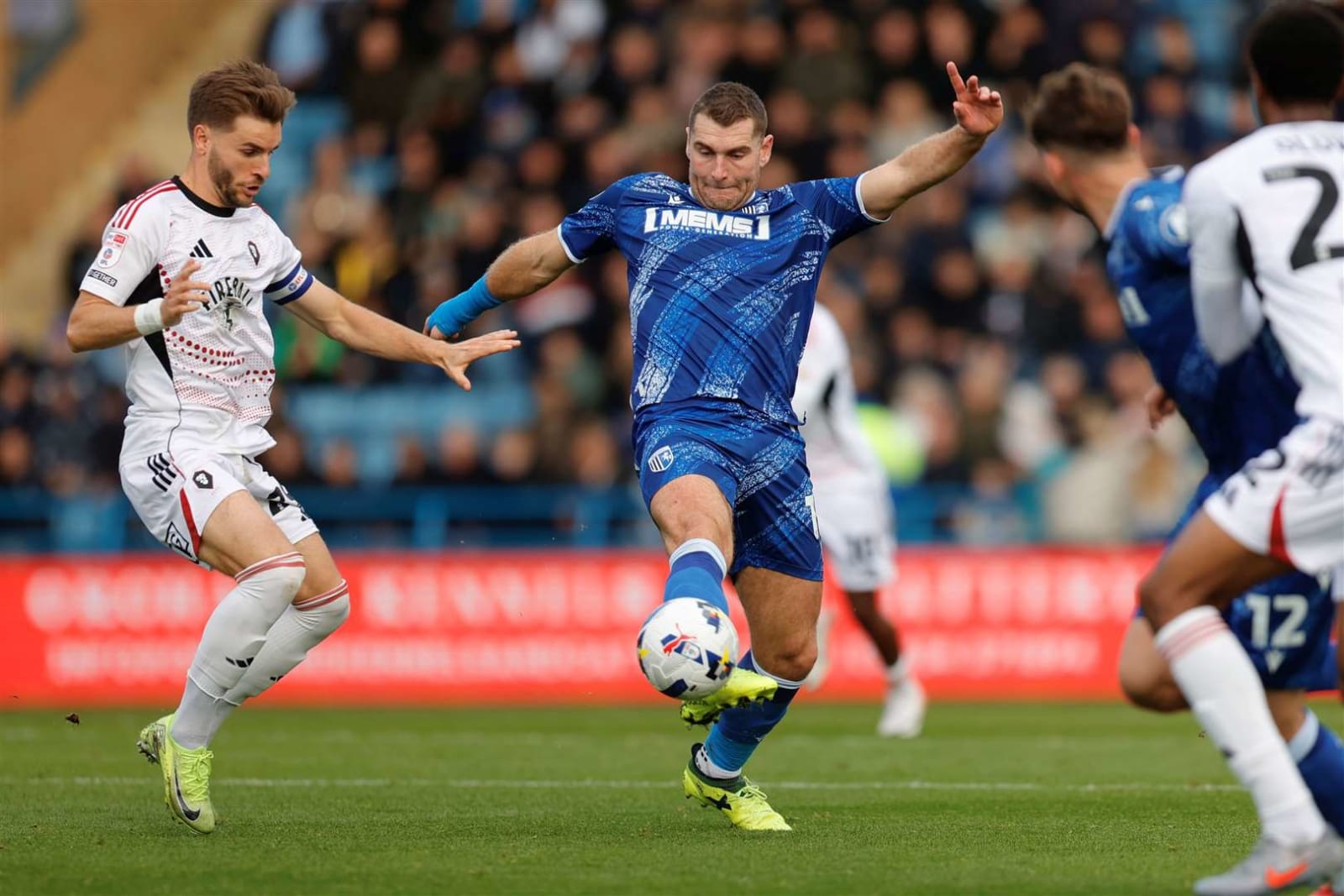 Gillingham 1 Salford City 2: League 2 match report from Priestfield Stadium