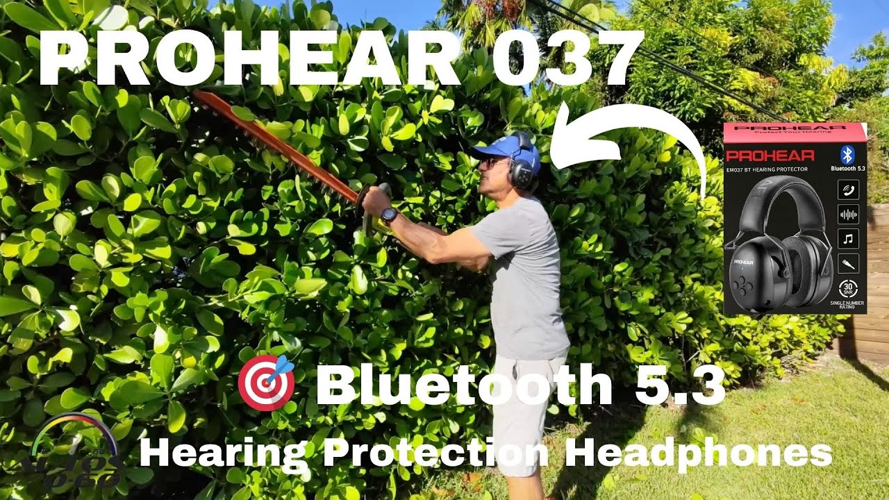Auriculares Protectores Auditivos PROHEAR 037 Bluetooth 5.3 | Reducción ...