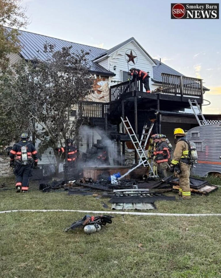 Firefighters prevent deck fire from destroying Coopertown home