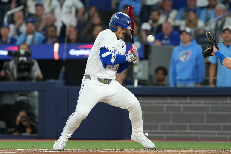 Blue Jays’ Varsho reflects on trade from the Diamondbacks after Game 1 win