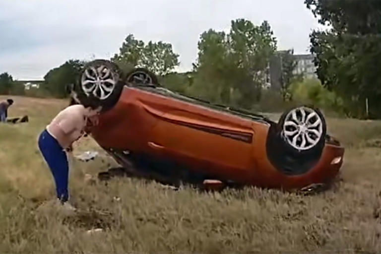 2 Texas Police Officers Save Baby Girl Pinned Under Car After Crash ...