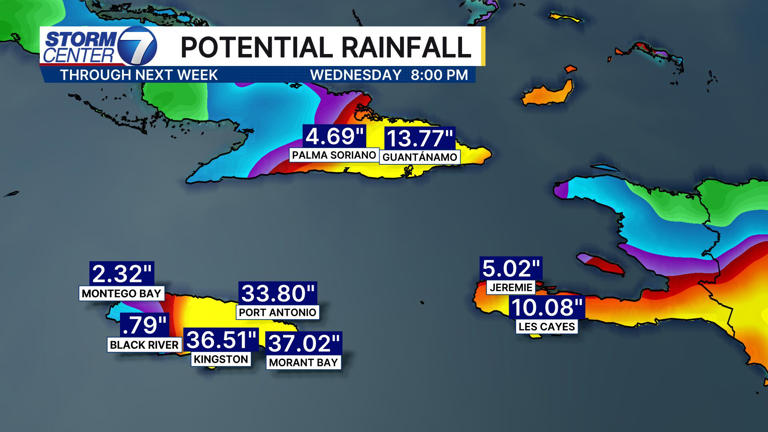Tropics: Jamaica in direct path of Hurricane Melissa, forecast calls ...