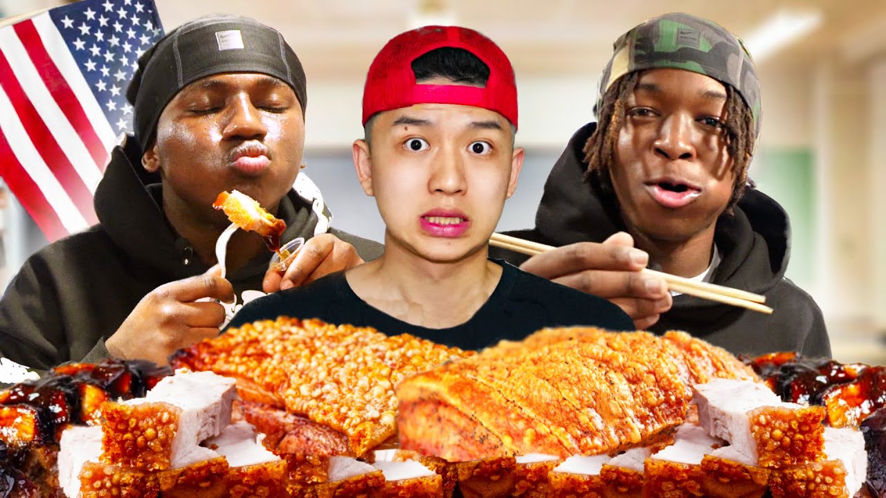 American Students Try Chinese BBQ for the first time!