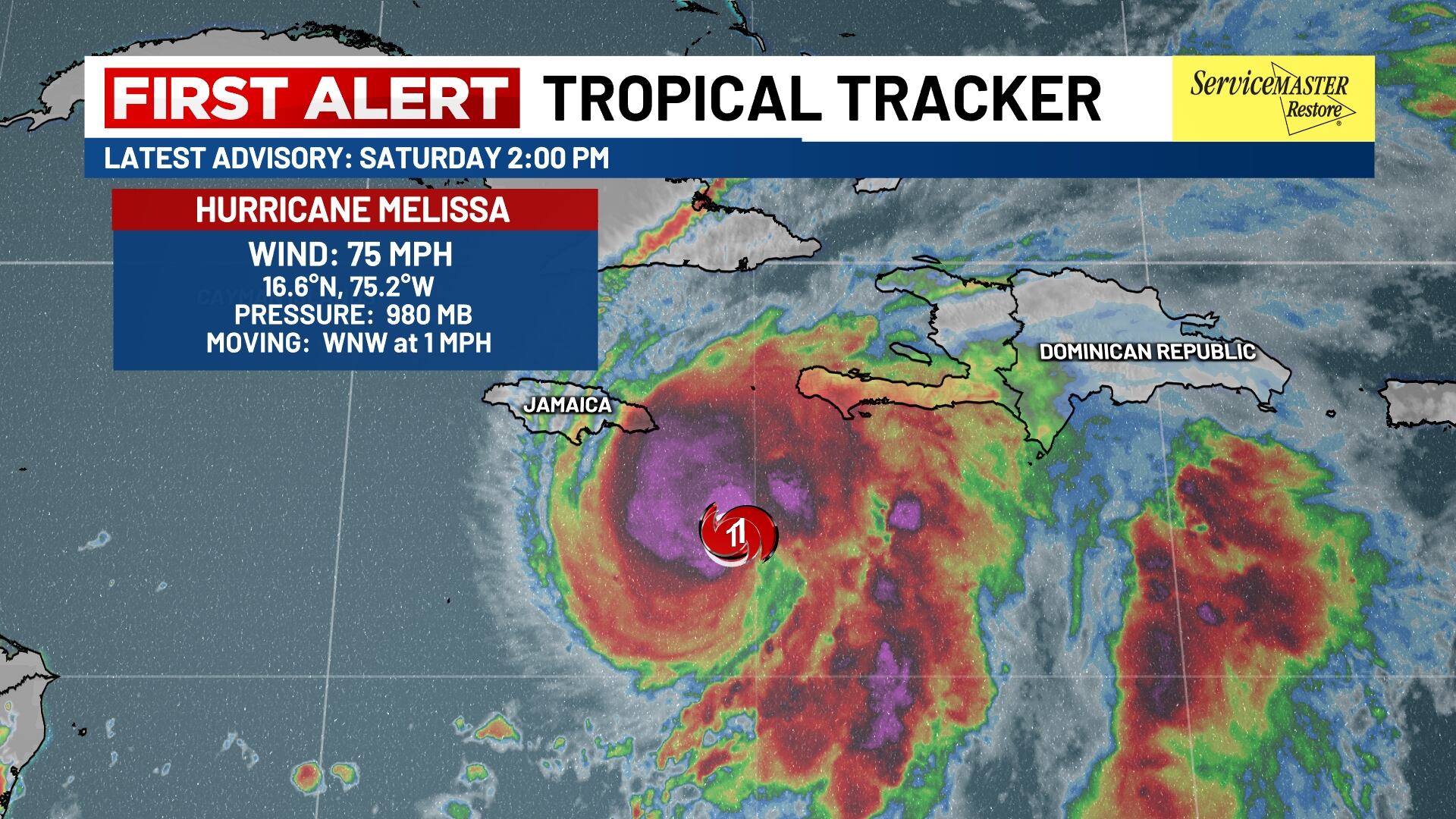 THE TROPICS: Melissa becomes hurricane, expected to rapidly intensify