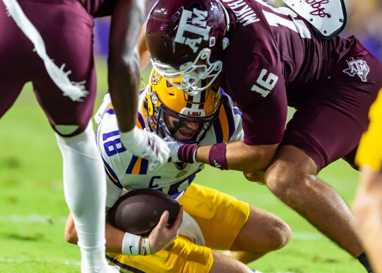 LSU football vs Texas A&M highlights as Tigers are blown out by Aggies ...
