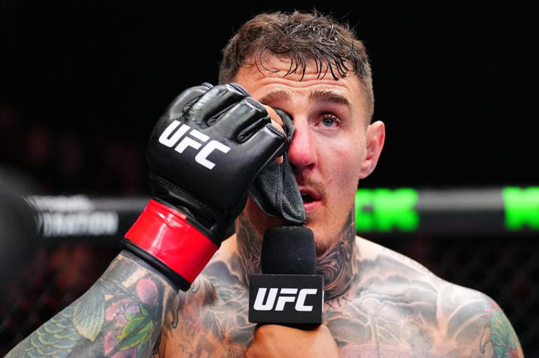 Tom Aspinall retains UFC heavyweight title with controversial Cyril ...